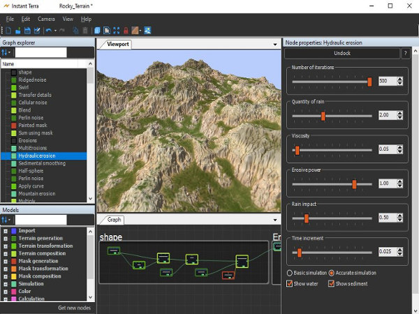 Instant Terra - Real-time 3D terrain generator