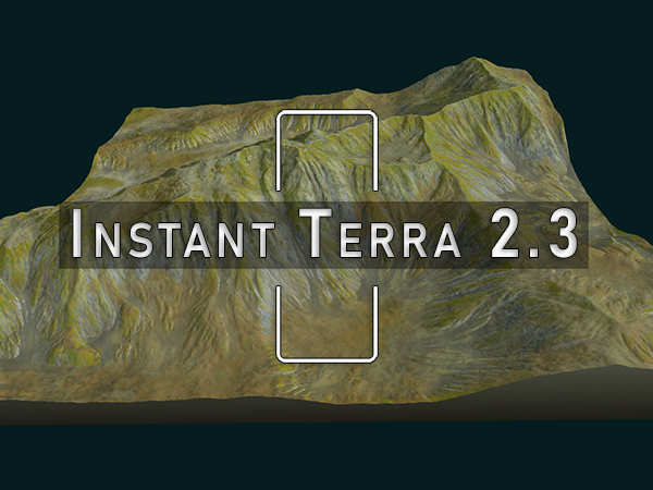 Instant Terra, terrain generator for 3D landscapes in realtime
